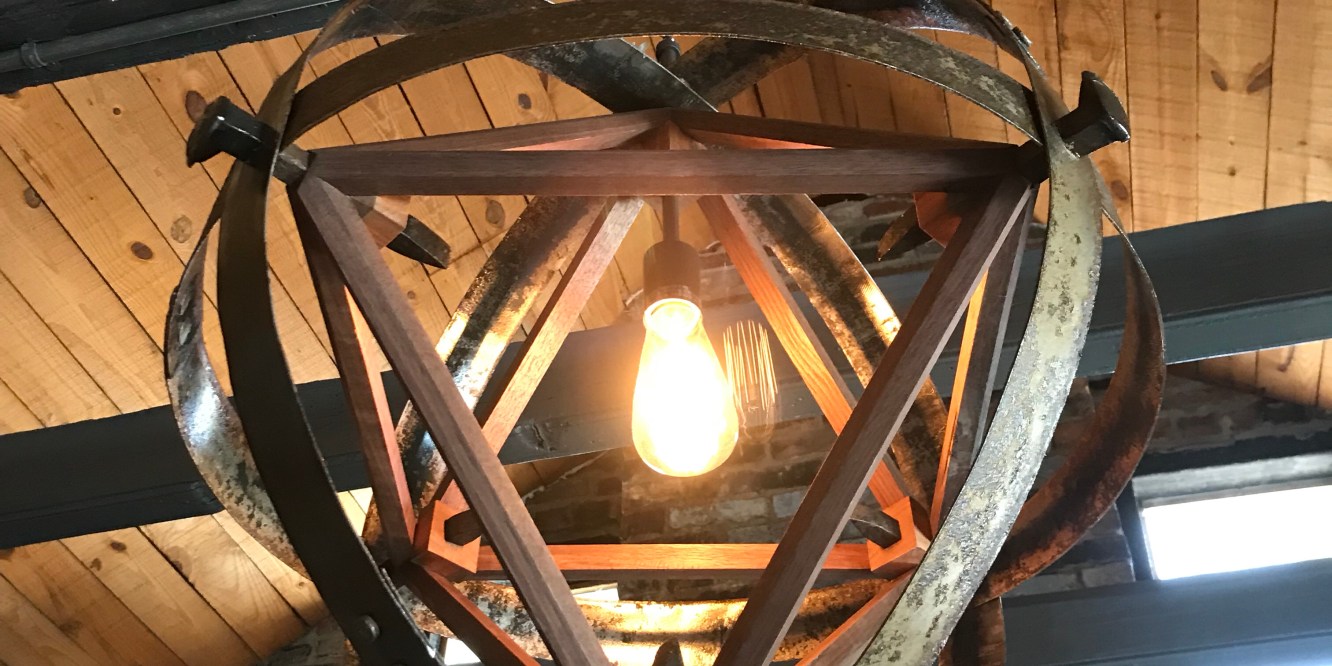 Rusty Metal Lights – Cosmic Builders Intergalactic llc